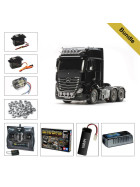 Tamiya 56348 Mercedes-Benz Actros 3363 Giga Space 6x4 BUNDLE "Gold"