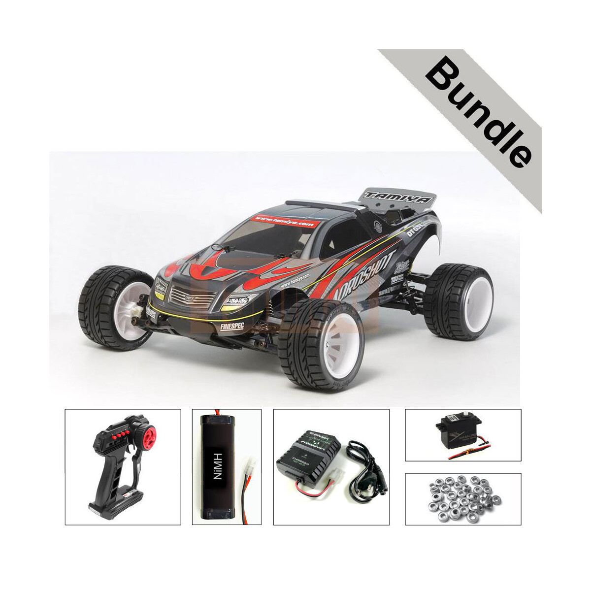 Tamiya 58610 Aqroshot DT-03T BUNDLE Silver