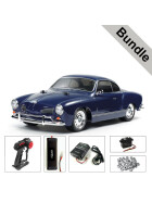 Tamiya 58677 VW Karmann Ghia M-06 BUNDLE Silver