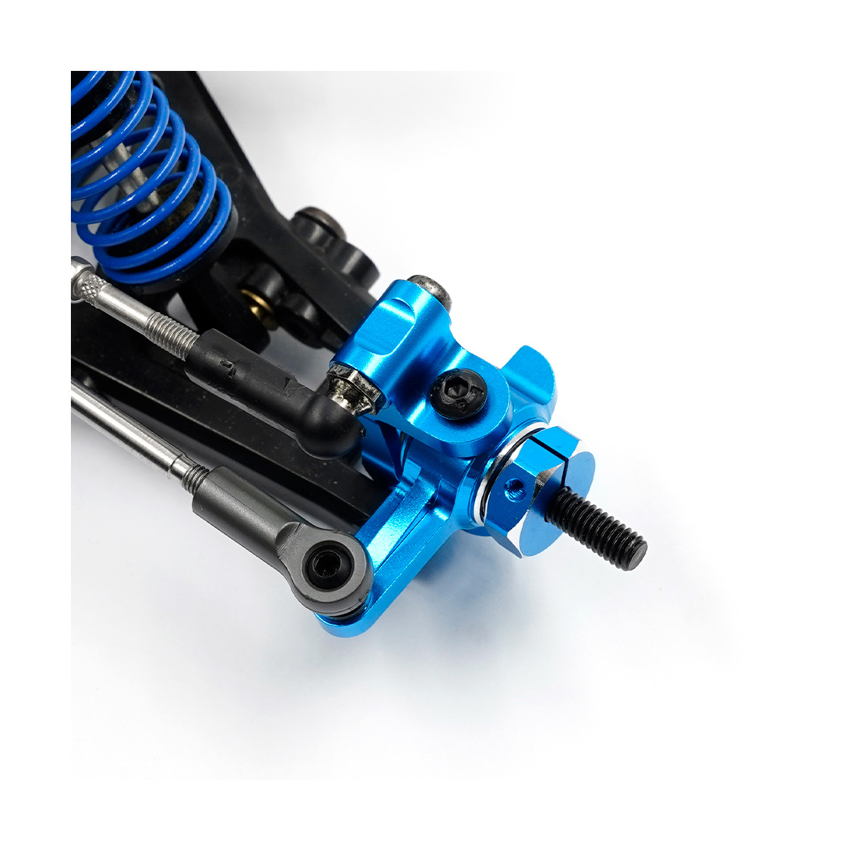 Yeah Racing Aluminum Front Hex Upright Conversion Set For Tamiya DT02