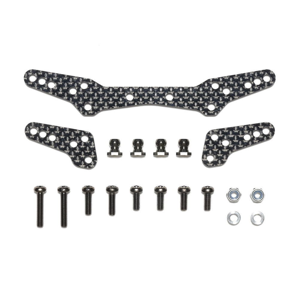 Tamiya 22094 Carbon Dämpferbrücken-Set vorne/hinten DT-04