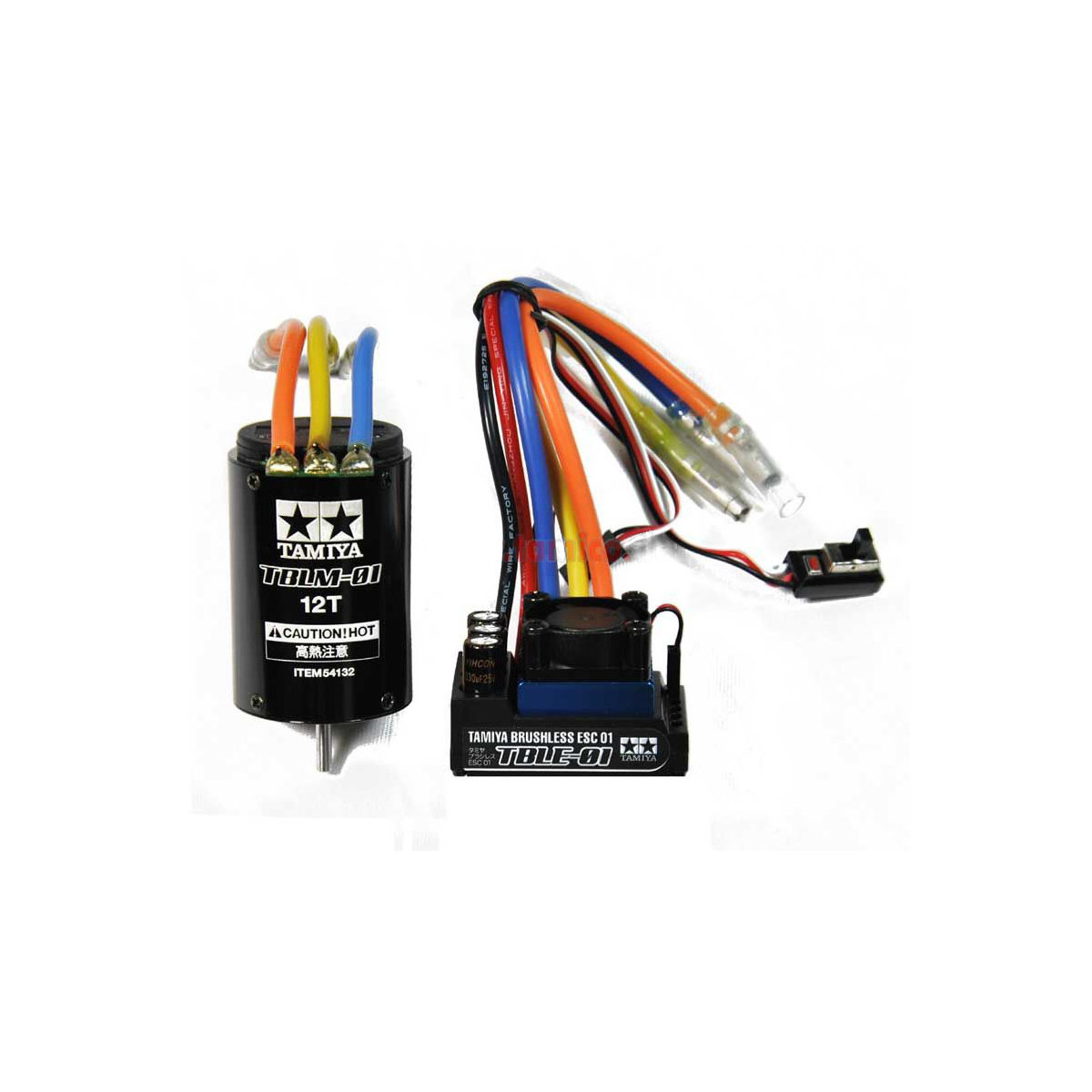 Tamiya Brushless-Regler TBLE-01 + Brushless-Motor 18T TBLM-01 #45044